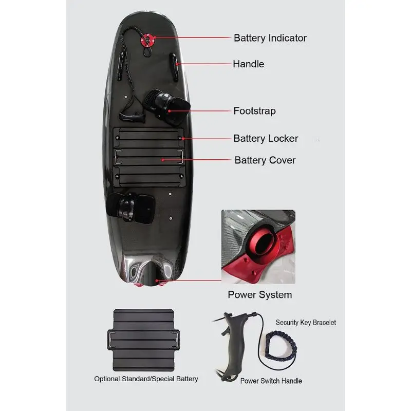 Electric Surfboard Professional Motorized Jet Board Surf Scooter ...