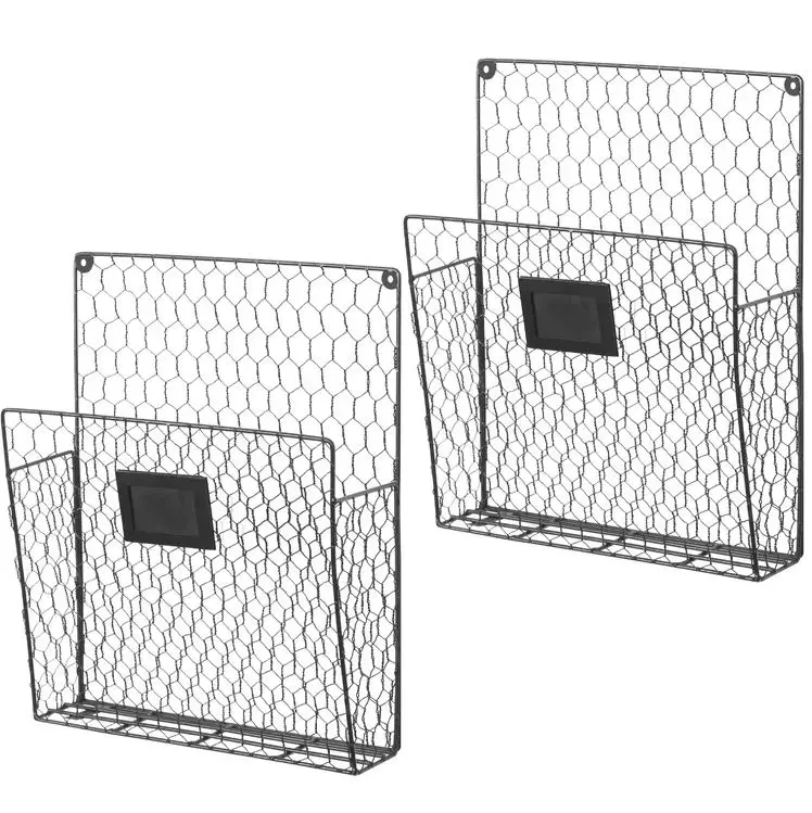 Metal Modern White Magazine Rack For Tableware Floor Wall Mounted ...