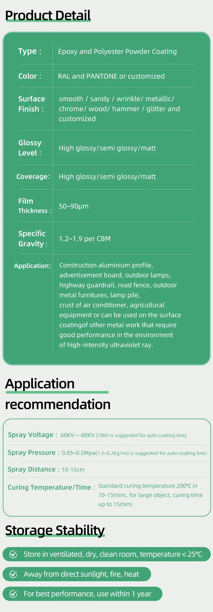 Ral/pantone Colors Epoxy Polyester Hybrid Powder Paint Powder Coating ...