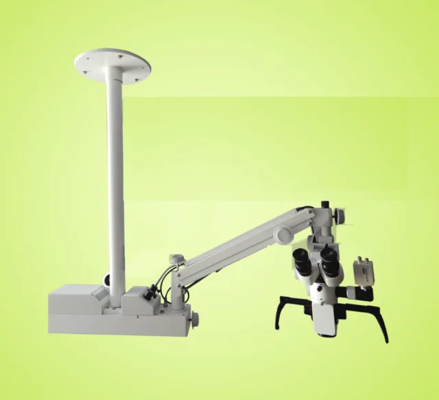 CEILING MOUNT DENTAL MICROSCOPE WITH BEAM SPLITTER CCD CAMERA and TV ...