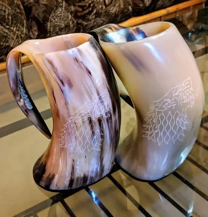 High Quality New Design Horn Mug Viking Drinking Mug For Bar Party ...