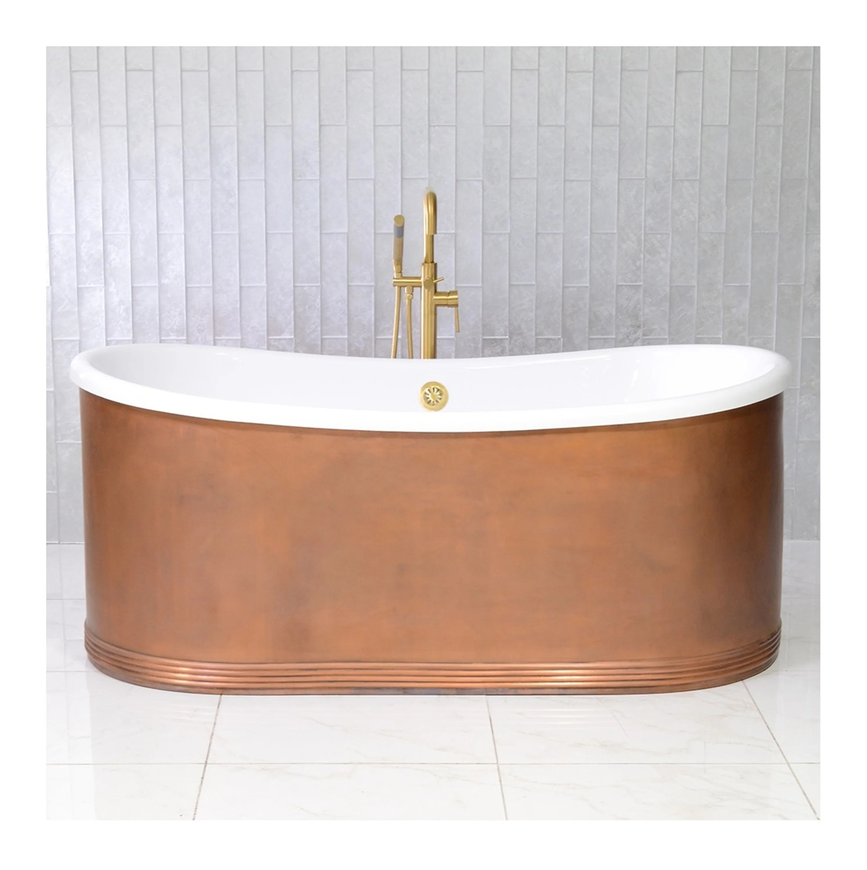 Brass Bath Tub Copper Bathtub Antique Over 100,000 Hammer Strikes Made ...