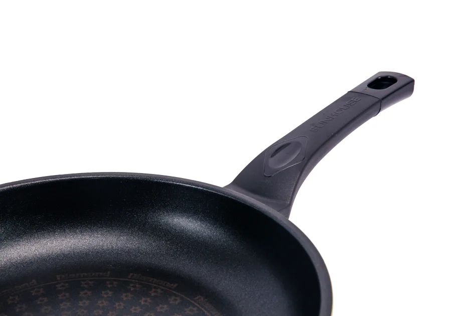 High Quality Die Casting Aluminum Diamond Non Stick Frying Pan With ...