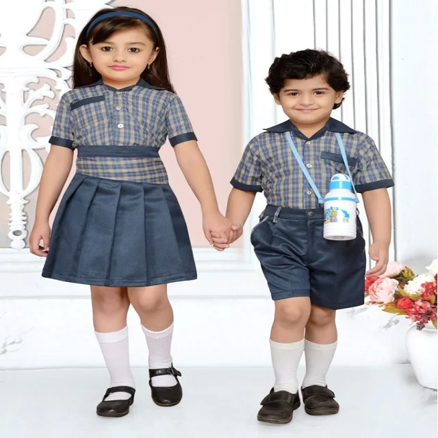 Kids Children's Primary School Uniform Dress Set Student Clothing ...
