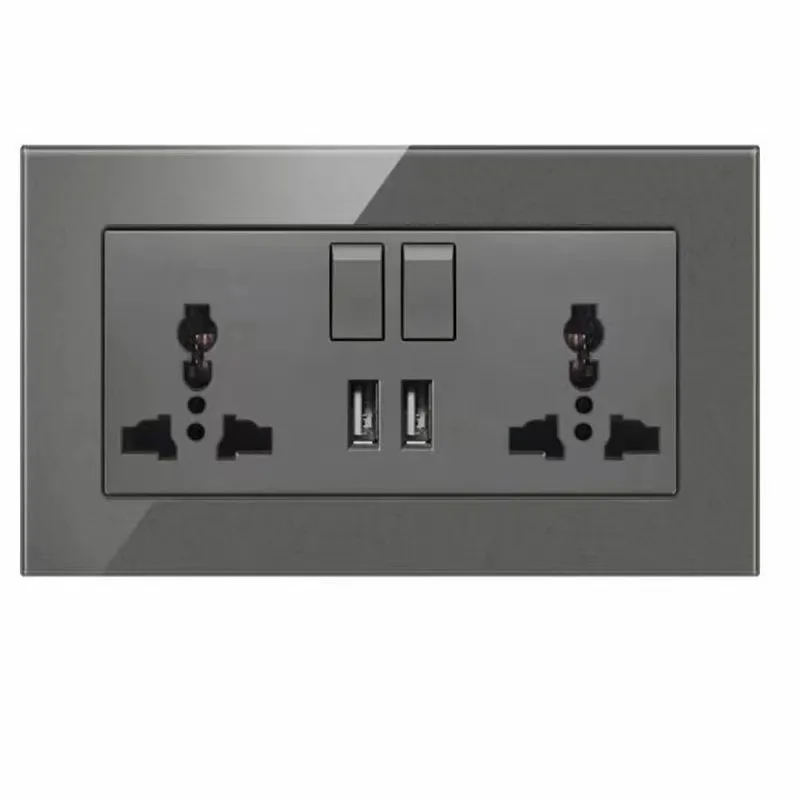 Prima Delviz Wall Power Socket Power Point Wall Outlet Socket Glass ...