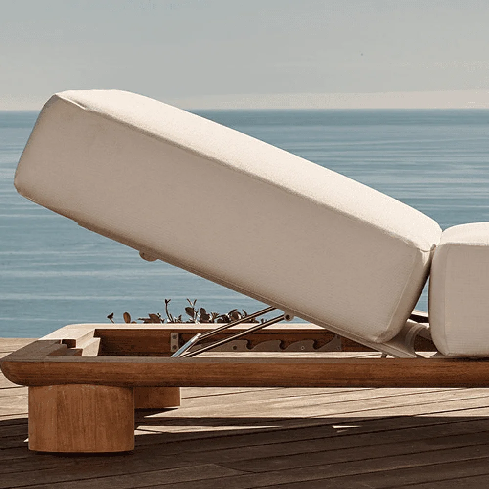 Swimming Pool Sun Loungers - Durable Solid Wood Furniture