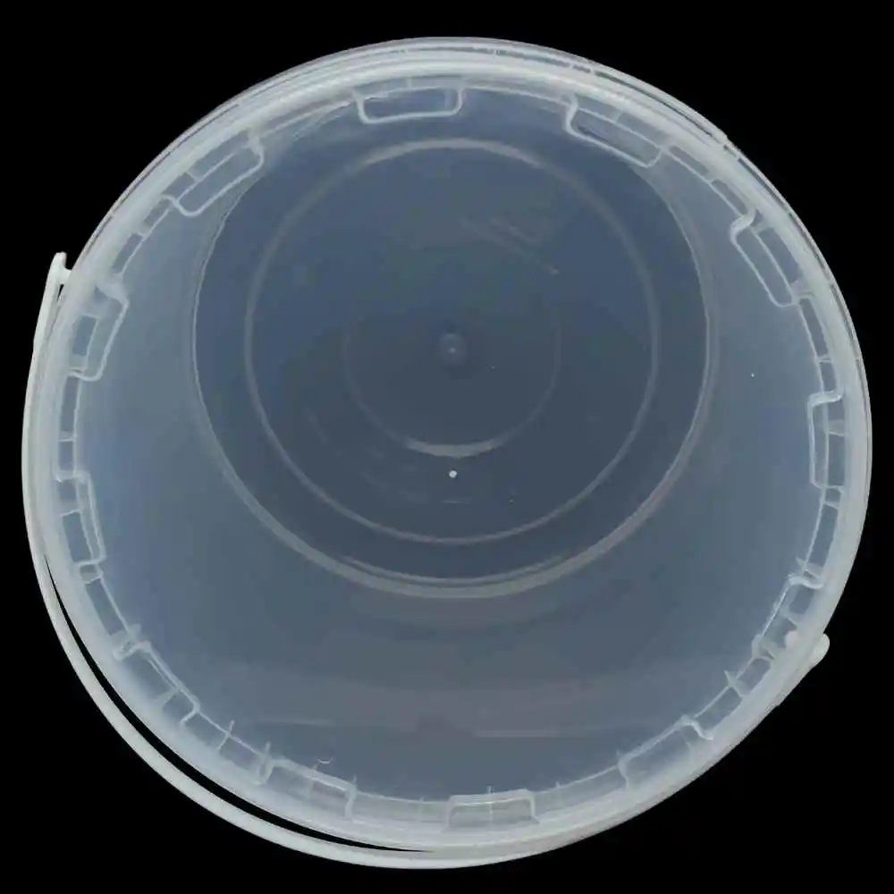 Clear 5 Gallon Bucket - Durable, Food Grade PP Plastic