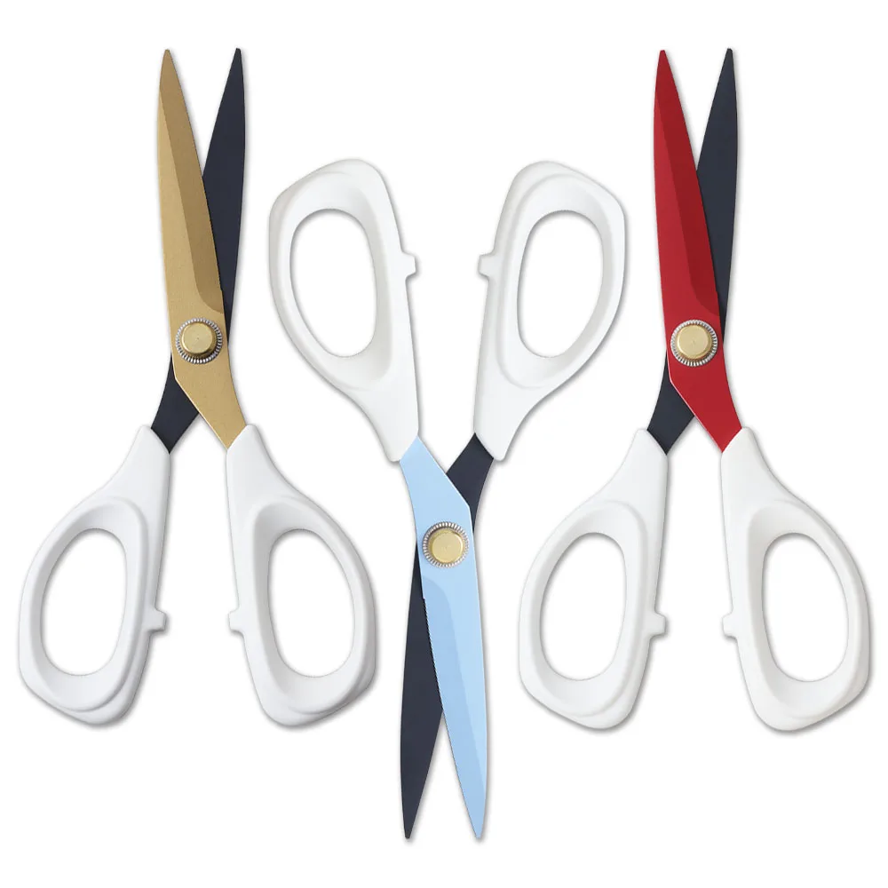 Teflon Coated Non-Stick Office Scissors Different Colors Stationery ...