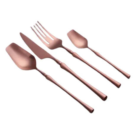 Tabletop Cutlery Stunning Design Flatware Cutlery Set With Gold Plated ...