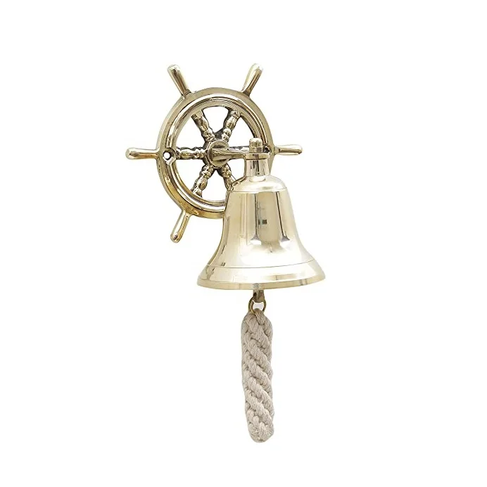 Solid Brass Church Bells For Sale Wall Mounted Ship Bells Handcrafted ...