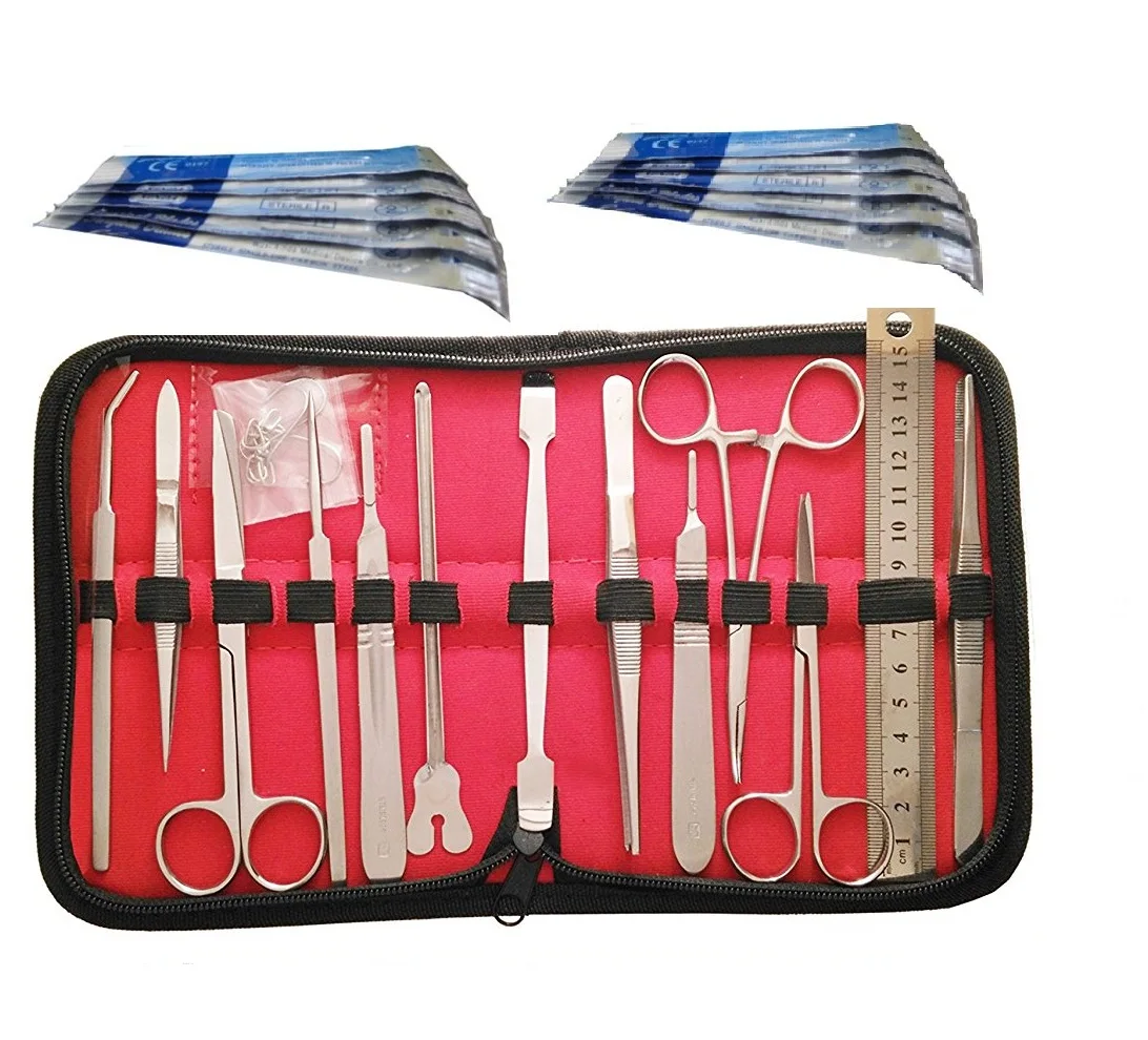 24 Pcs Advanced Dissection Dissecting Kit-3 T-pins-biology & Anatomy ...