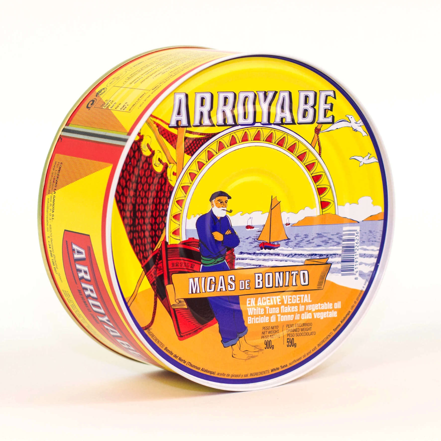 White Tuna Flakes In Sunflower Oil Can Ro900 - Buy White Tuna Bonito ...