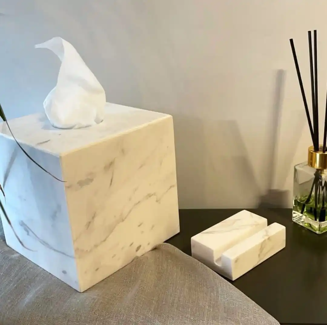 Natural Green Marble Container Tissue Box Green Marble Tissue Paper Box ...