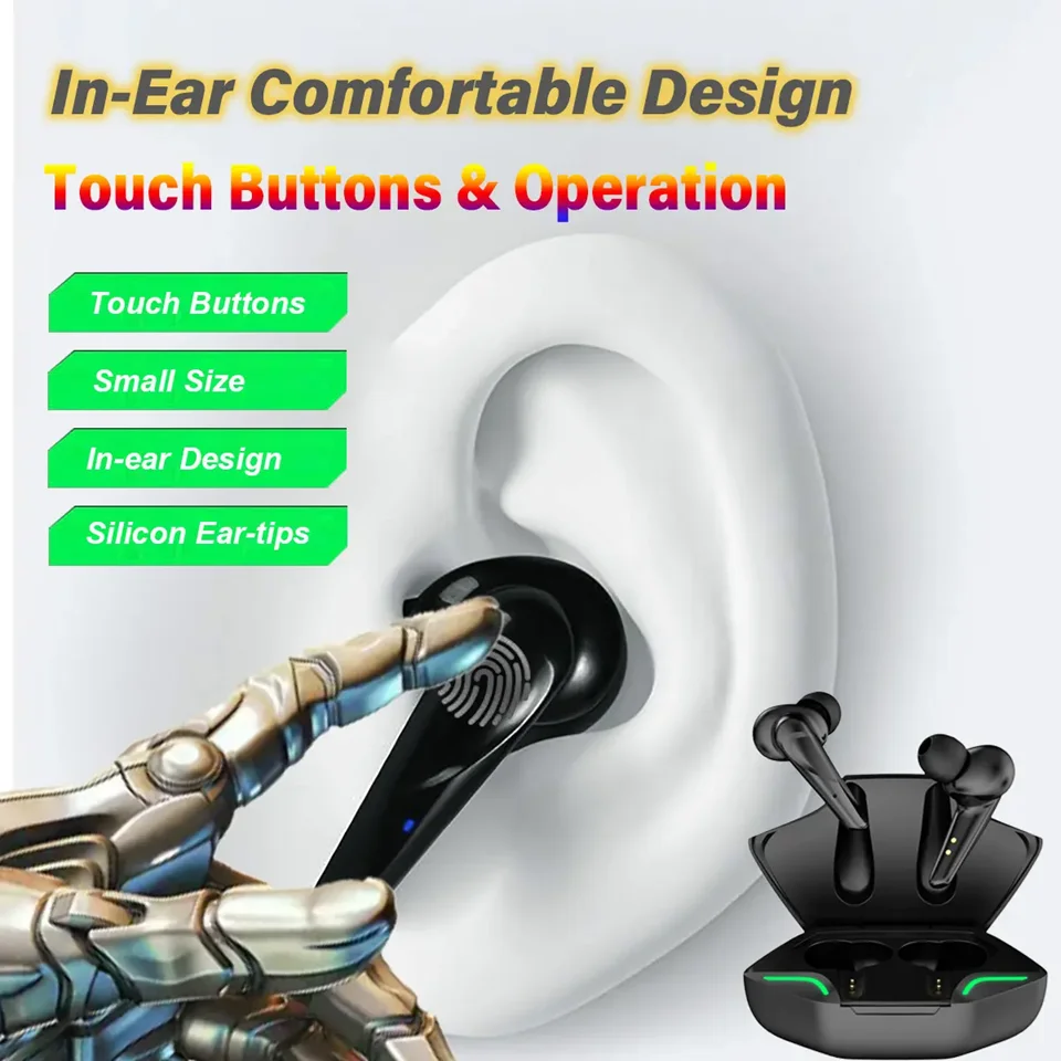 G11 TWS Bluetooth Earphones - Noise Cancelling Gaming Headsets
