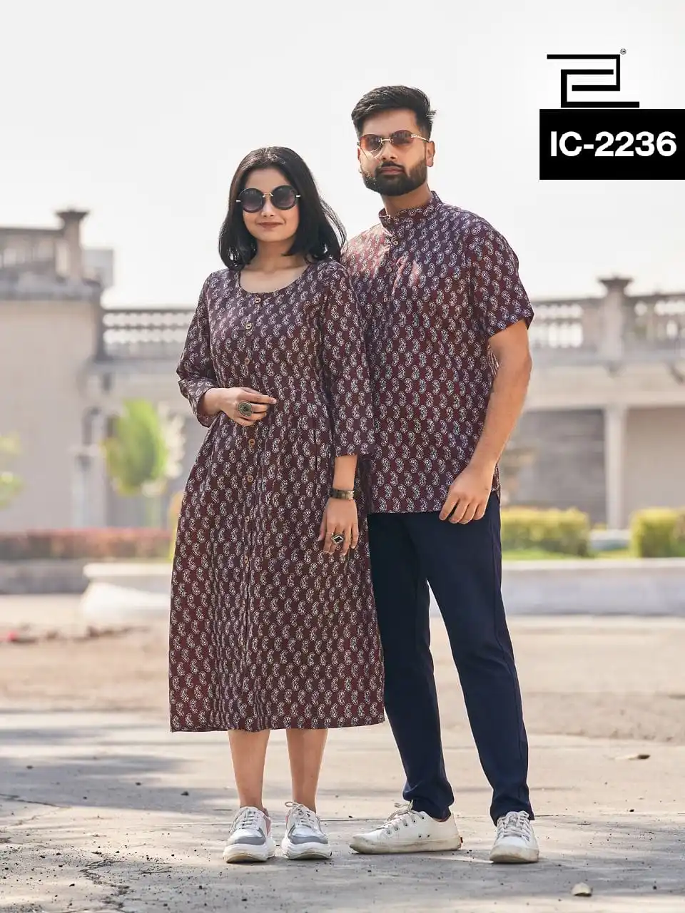 Trendy Ethnic Wear Same Matching Exclusive Printed Shirt And Kurtis ...