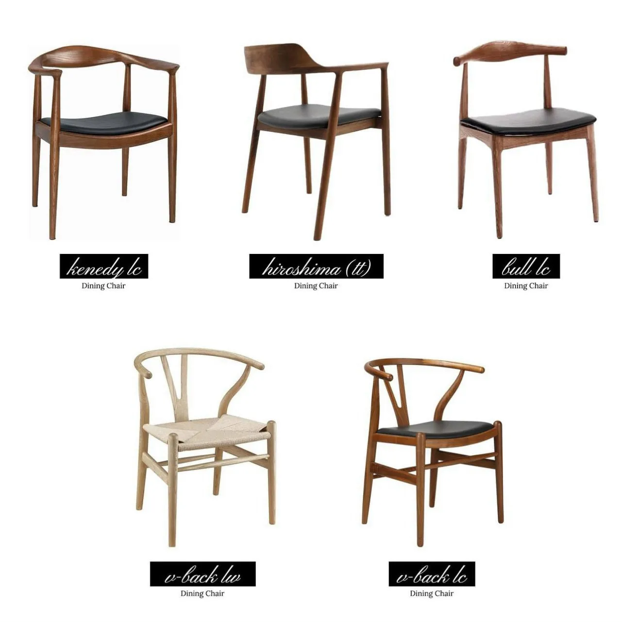 Luxurious Modern Design Vietnamese Wooden Restaurant Chairs