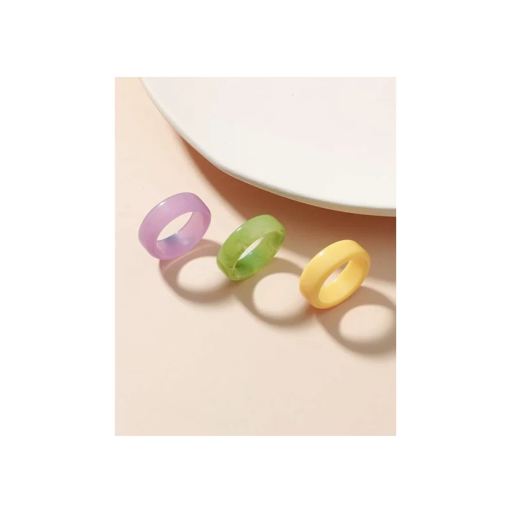 Latest Design Resin Rings For Women Girls Fashion Promise Jewelry Mens ...