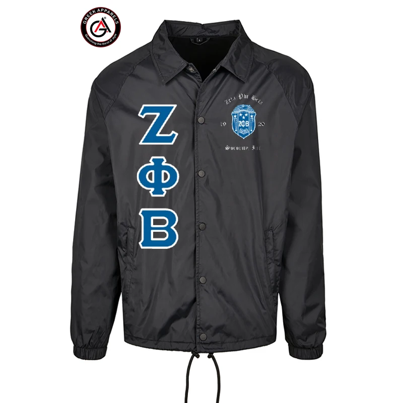 Custom Greek Zeta Phi Beta Sorority Embroidered Paraphernalia Women ...