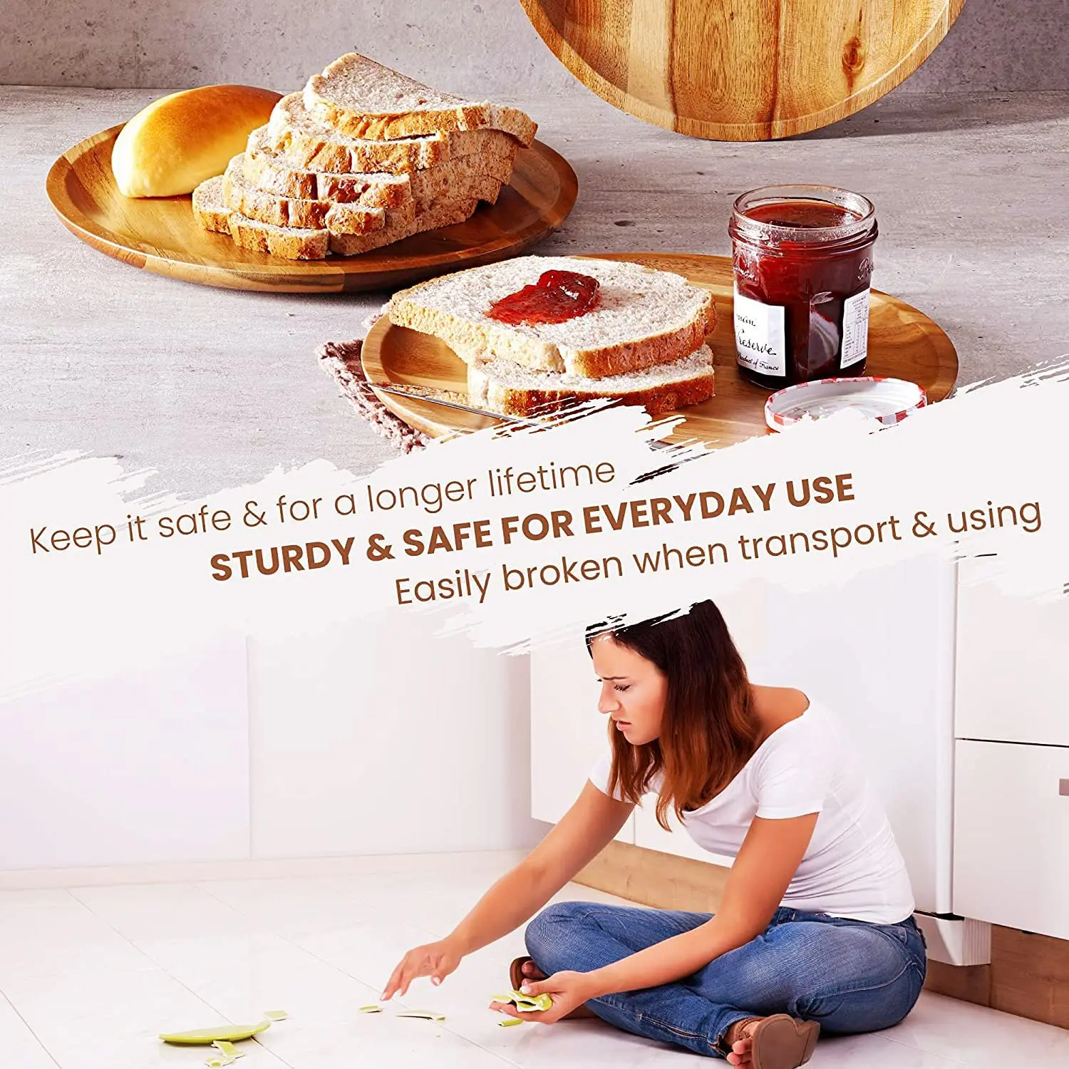 Wholesale Acacia Wood Dinner Plate Acacia Wood Dinner Plate For Decor Home And Restaurant Made ...