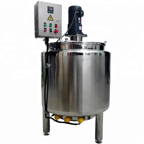 200l Heating Kettle Milk Batch Pasteurizer Yogurt Milk Heating Tank ...