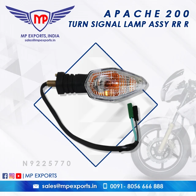 Genuine Turn Signal Lamp Assy RR R for TVS Apache RTR 200 - Affordable ...