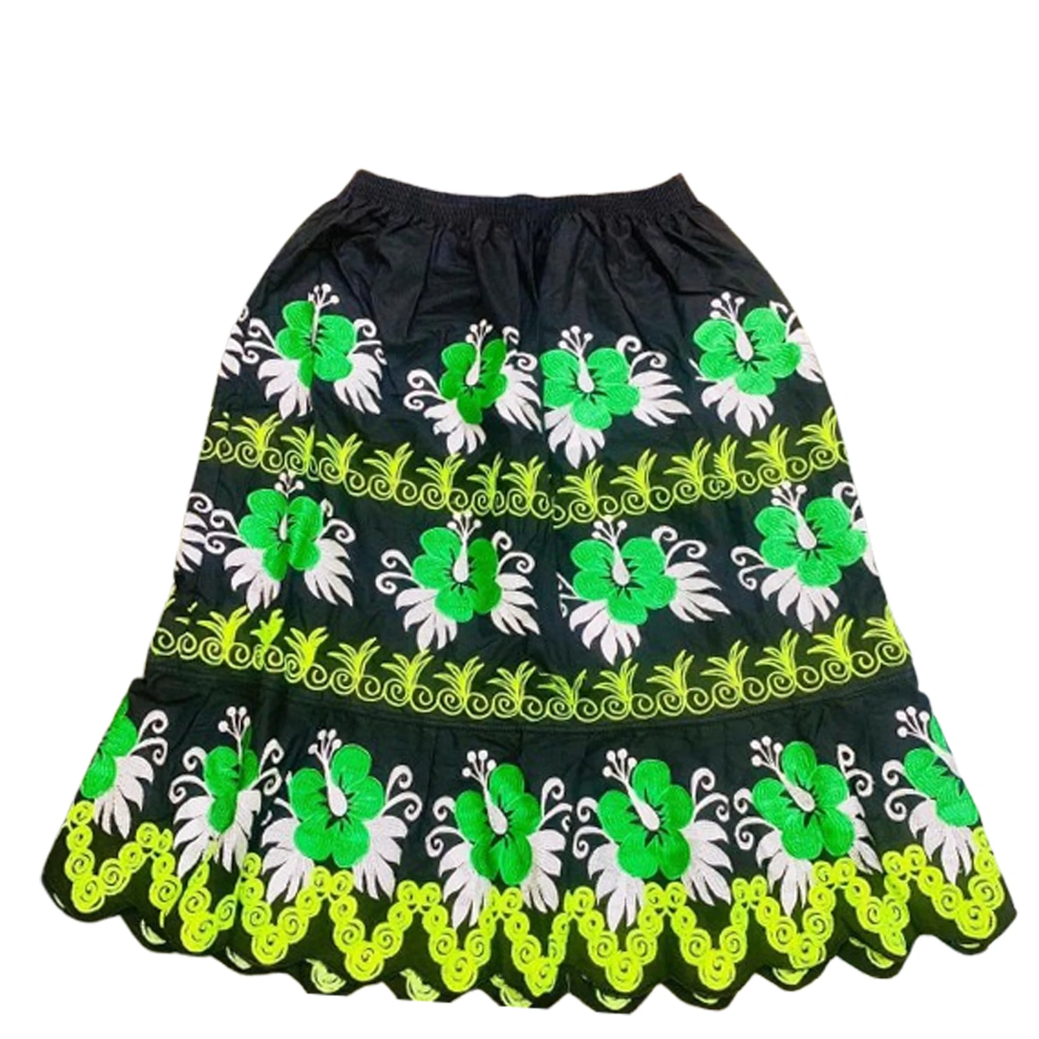 Women Mini Polynesian Hawaiian Beach Islander Pohnpei Skirt Cotton ...