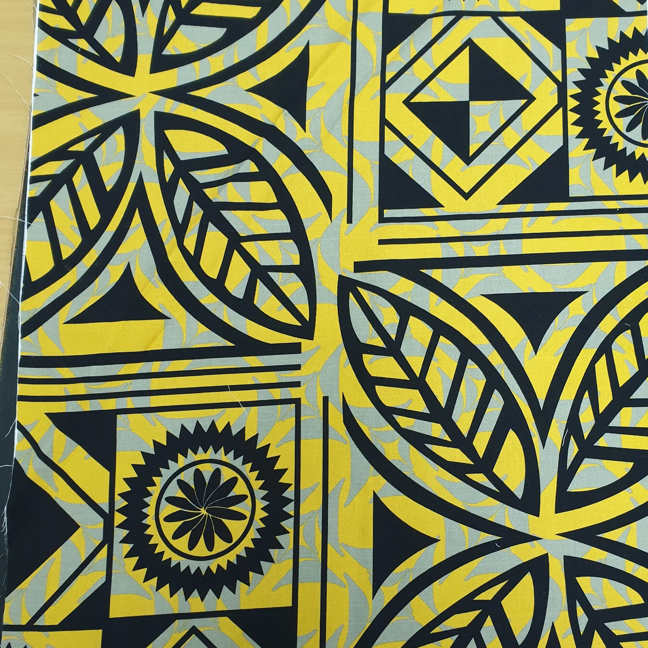 Samoan Polynesian Printed Fabric - Sustainable & Versatile