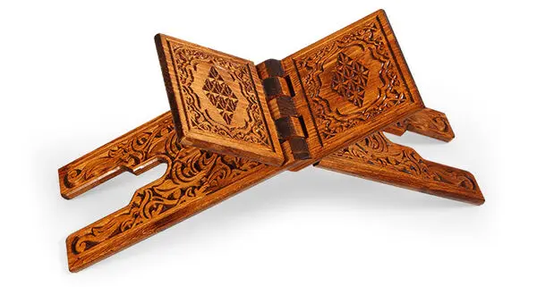 Islamic Special Design Wood Carved Home Quran Reading Stand Ramadan ...