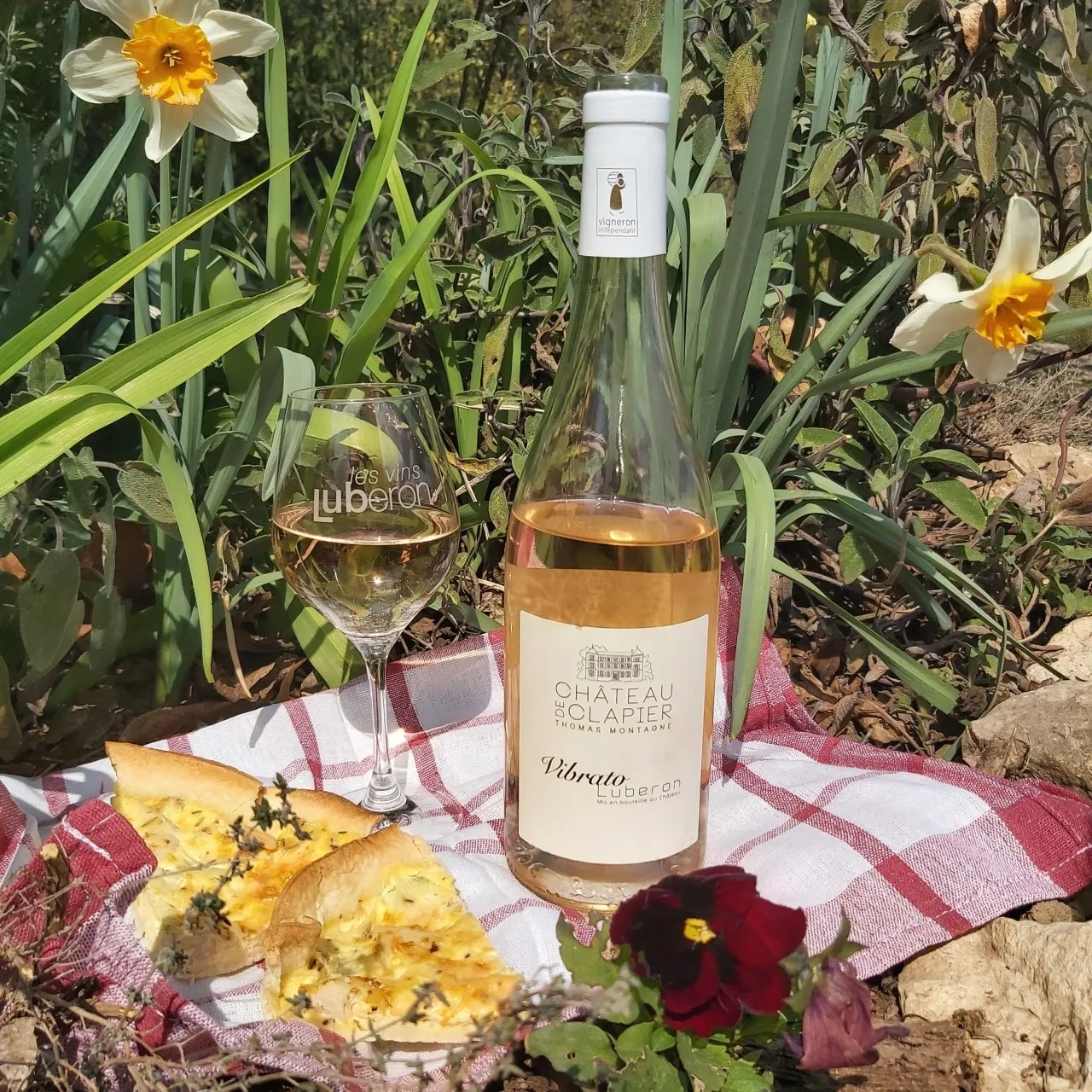 2023 Chateau de Clapier Cuvee vibrato AOC Luberon แห้งฝรั่งเศสยังคง ...