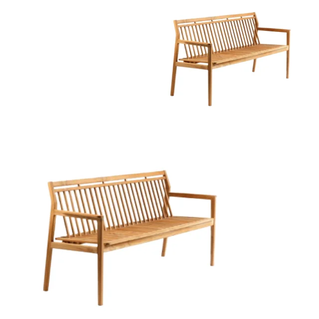 Modern Wooden Premium Bench Teak Bench Outdoor Outside Furniture Wooden ...