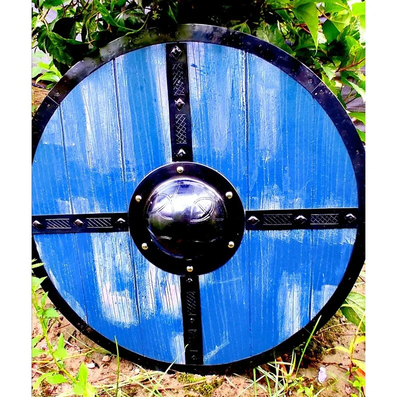 Medieval Armor Raven Design Norse Knight Battleworn Wood & Iron 24 ...