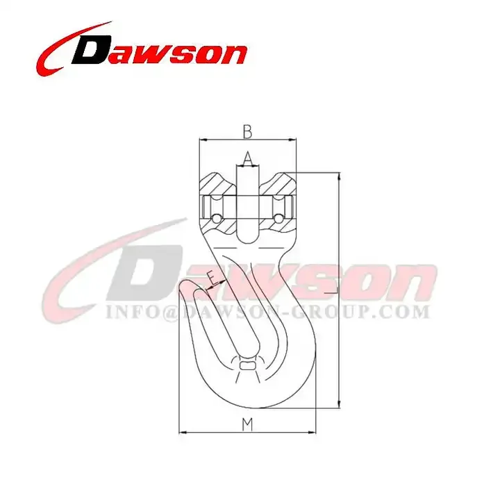 Grade 80 Clevis Shortening Cradle Grab Hook With Wings For Adjust Chain ...