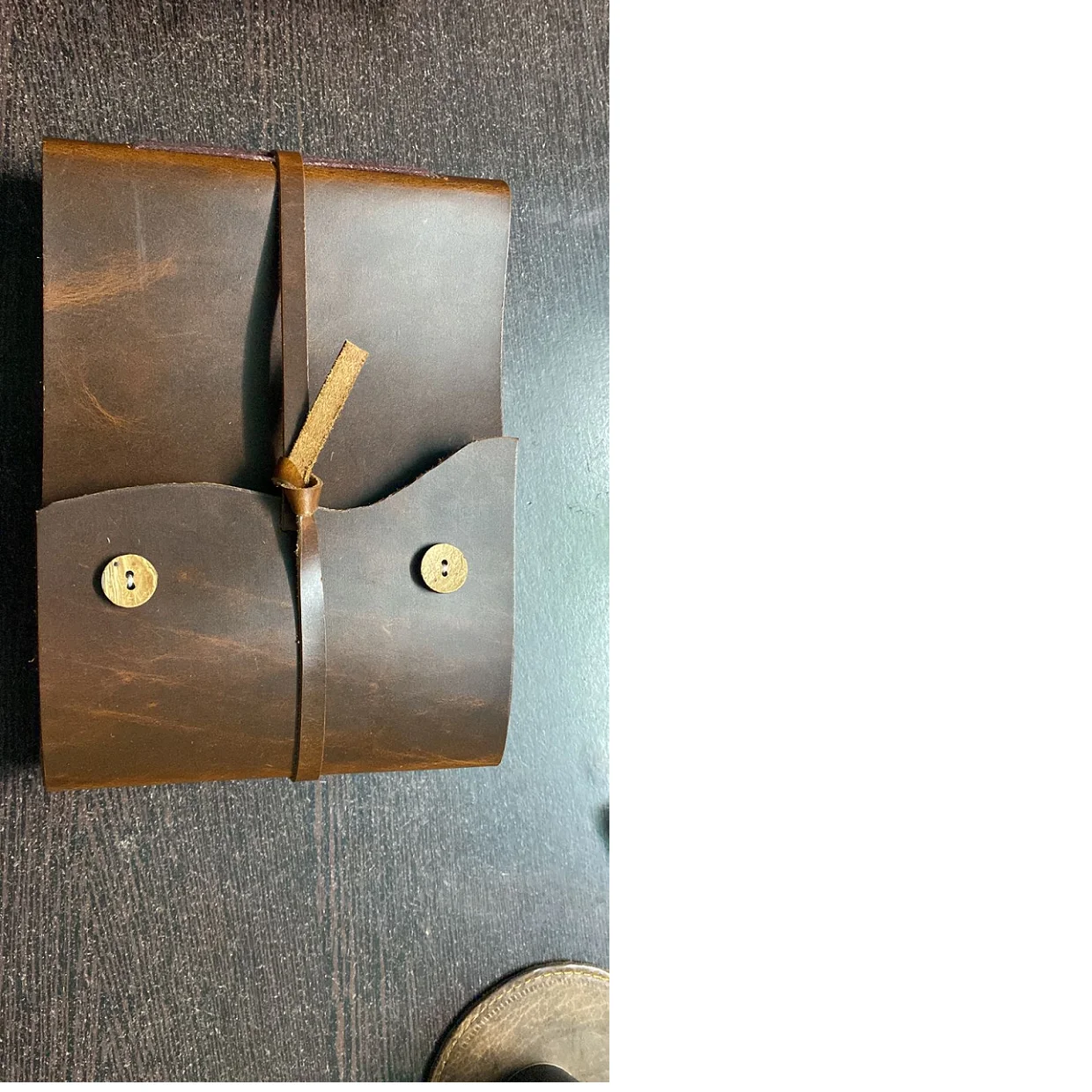 Leather Drawing Journals And Sketchbooks With Flap And Leather Strap ...