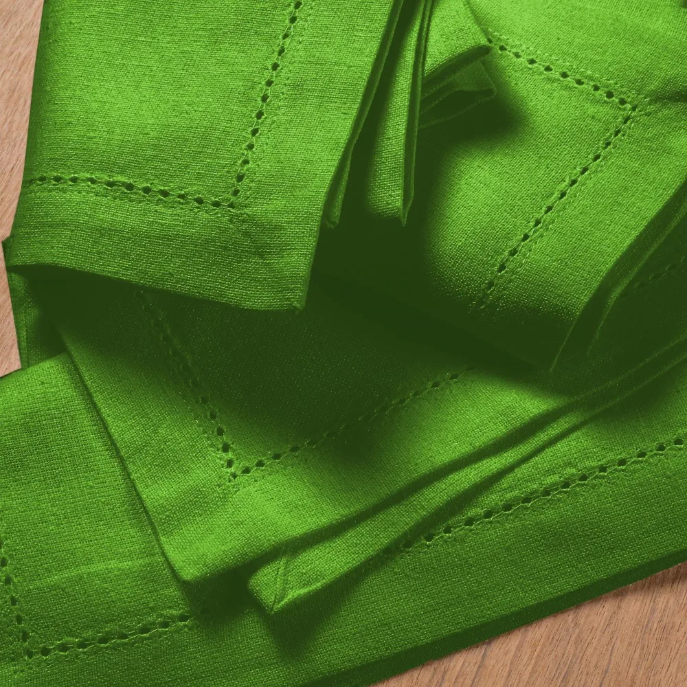 Super Sell 2023 Hem Stitch Napkin With Solid Colored & Luxury Style ...