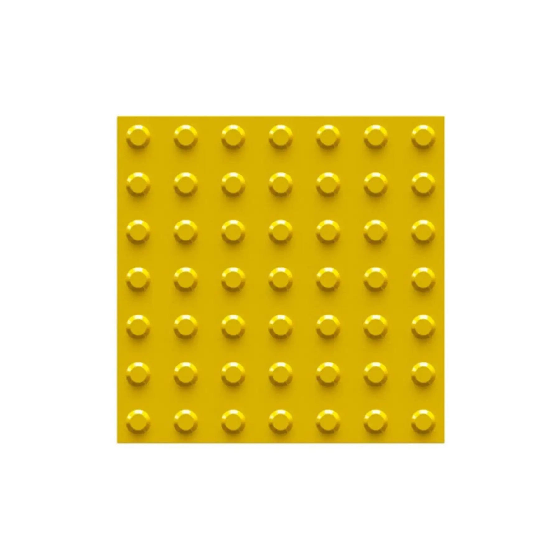 Yellow TPU Tactile Paving Blistered Disabled Tracking Surface 40x40 cm ...