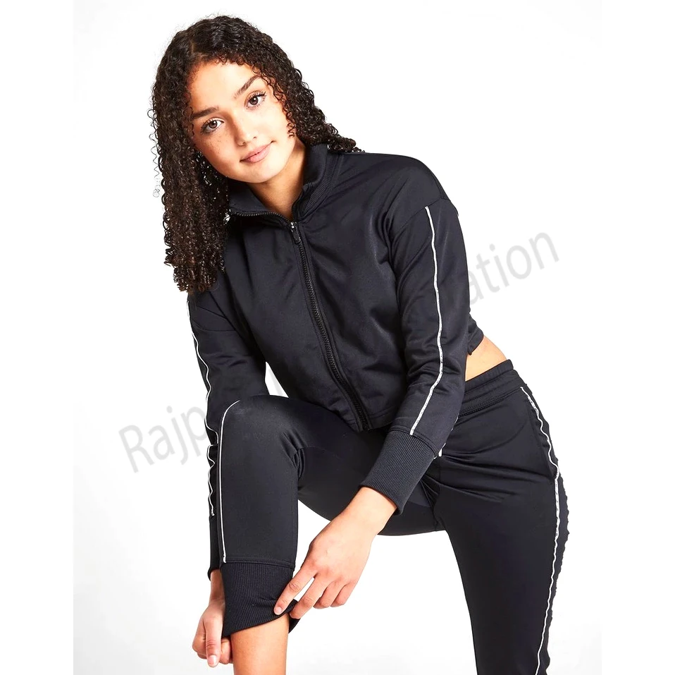 Rajputana Tracksuit Kid Girls Crop Hooded | Full Sleeve Regular Fit ...