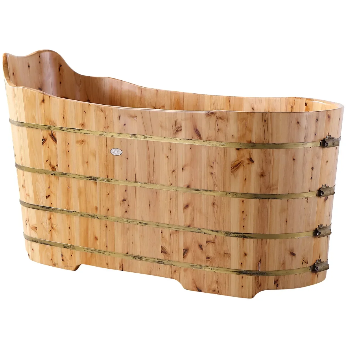 Soaking Tub/ Pine Wooden Bath Tub/ Wooden Bathtub Anna