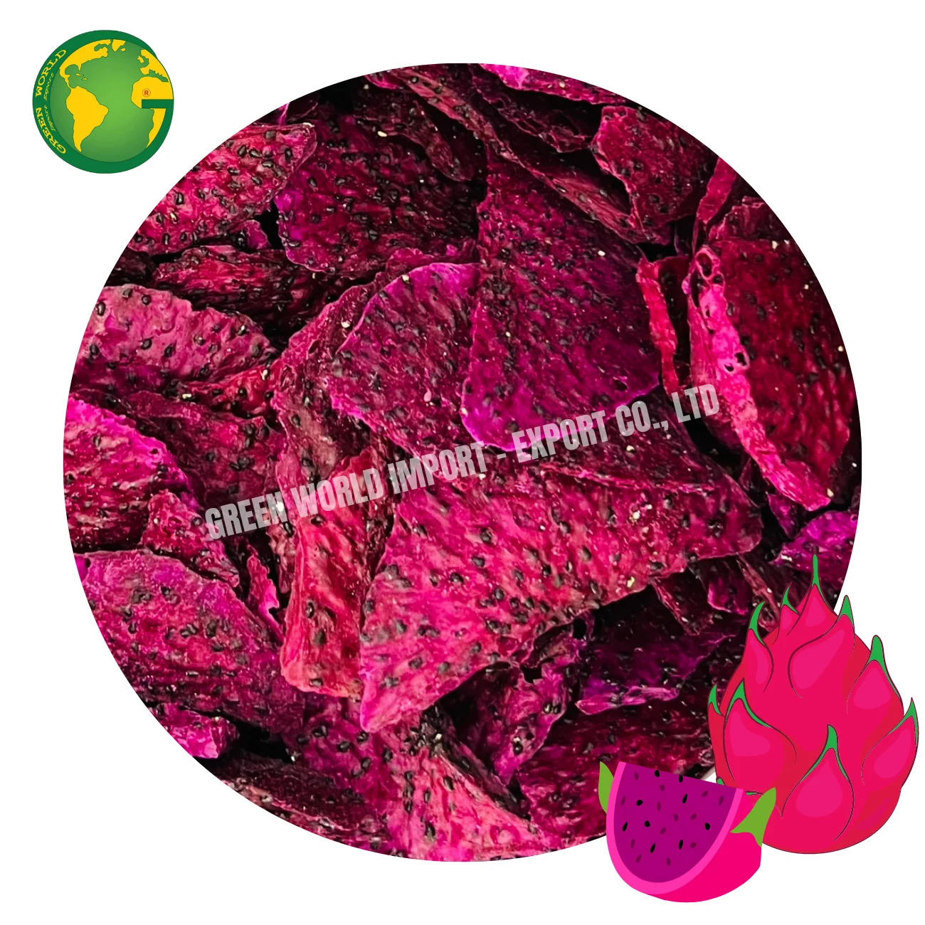 VIETNAMESE CRISPY DRIED DRAGON FRUIT - DRY PITAYA WITH HIGH QUALITY and ...