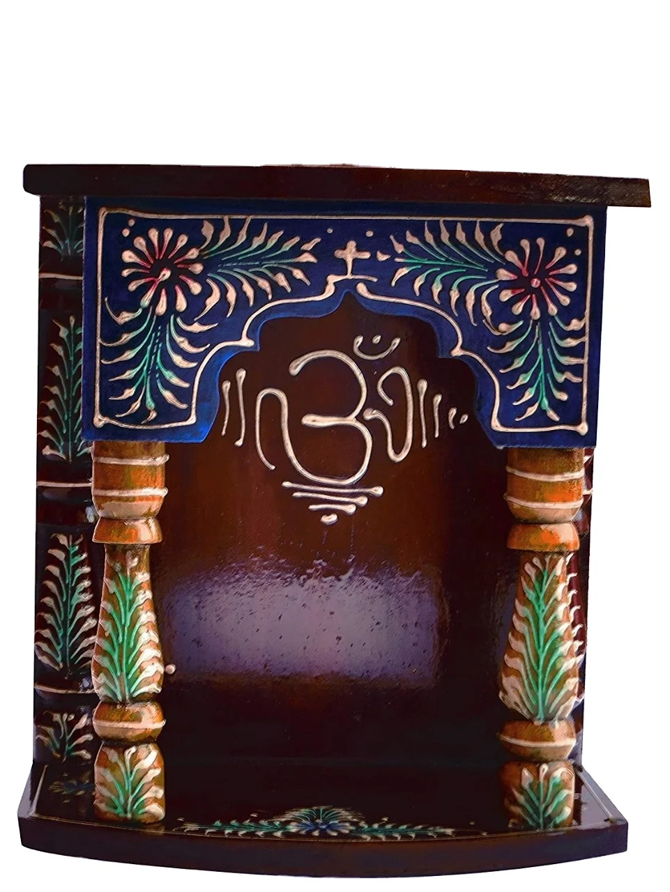 Ethnic Design Handcrafted Wooden Temple/mandir/pooja Stand Decoration ...