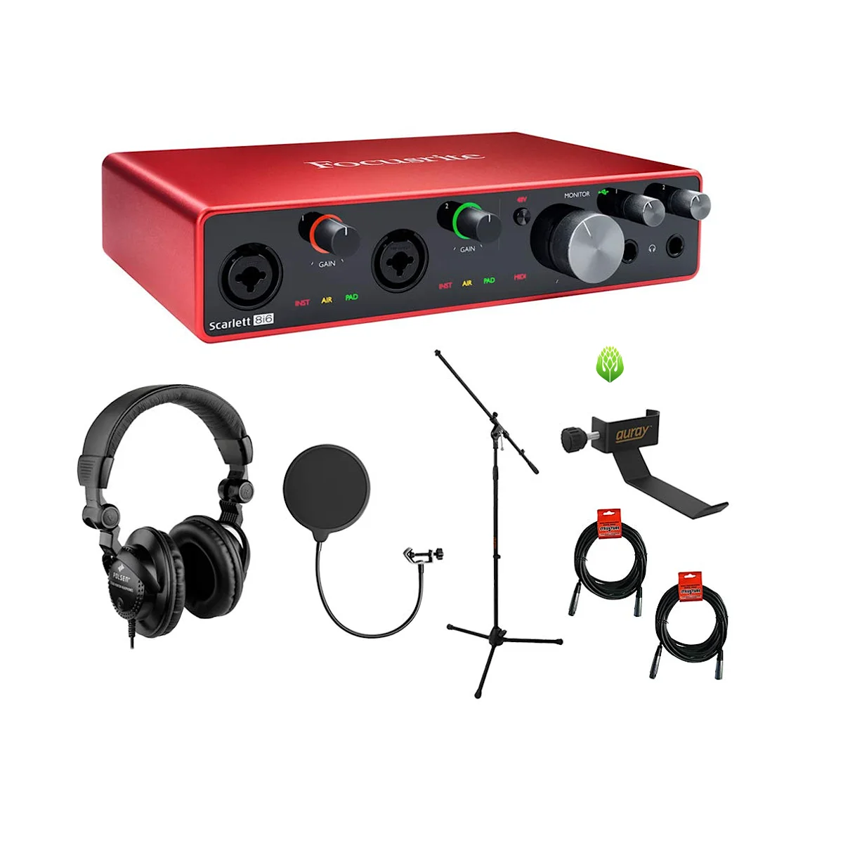 Focusrite Scarlett 2i2 (3rd Gen) Usb Audio Interface,Quality Recording ...
