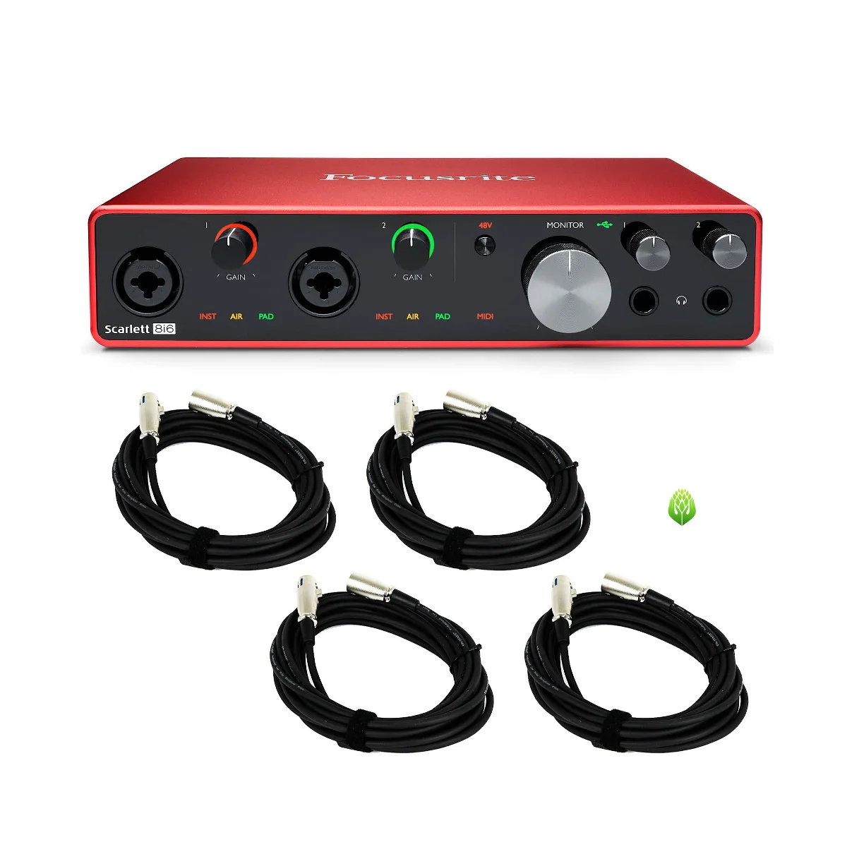 Focusrite Scarlett 8i6 3rd Gen 8-in,6-out Audio Interface,For Podcast ...