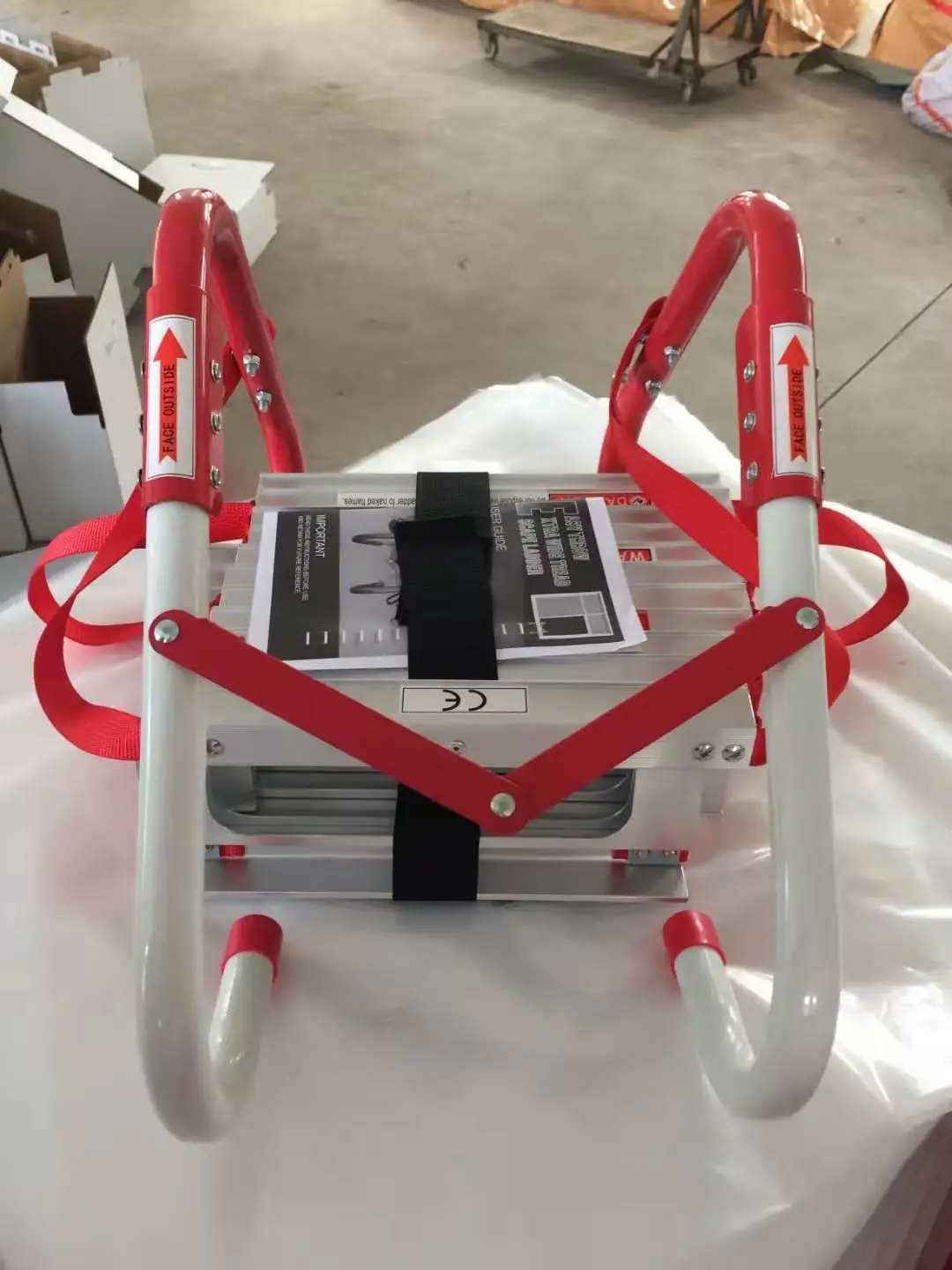 Portable Fire Escape Ladder with Non-Slip Steps & Collapsible Design 4m