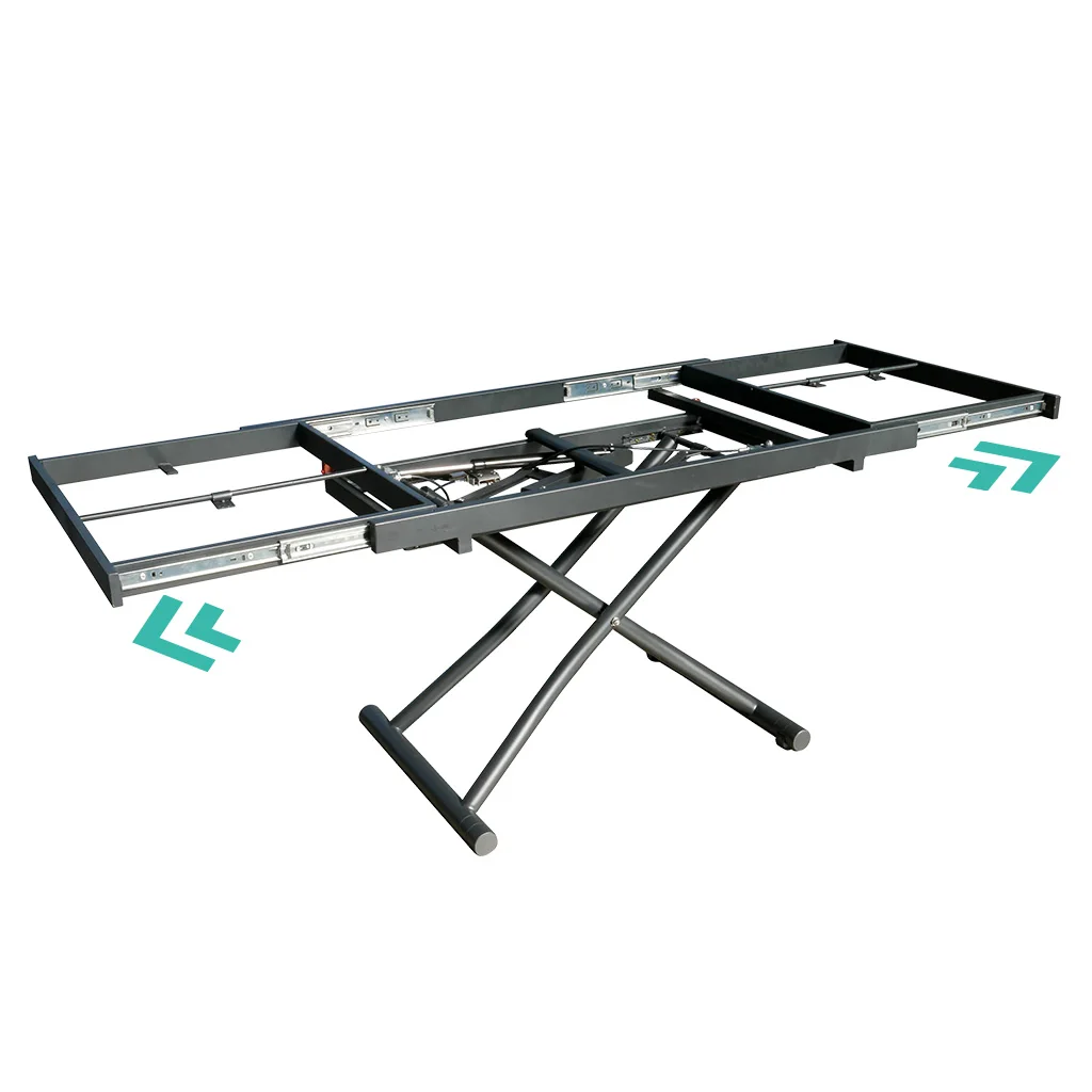Modern Steel Lift-Up & Down Extendable Table Mechanism for Dining and ...