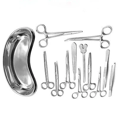 Top Quality Basic Surgical Forceps Scissor Needle Holder Kit Stainless ...