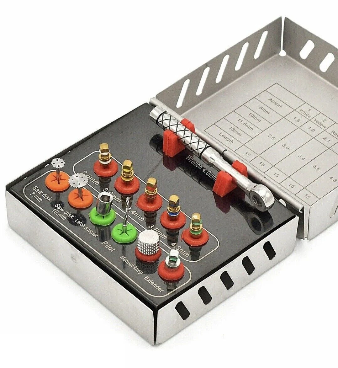 Universal Bone Expander Drill Kit Compression Conical Drills Dental ...