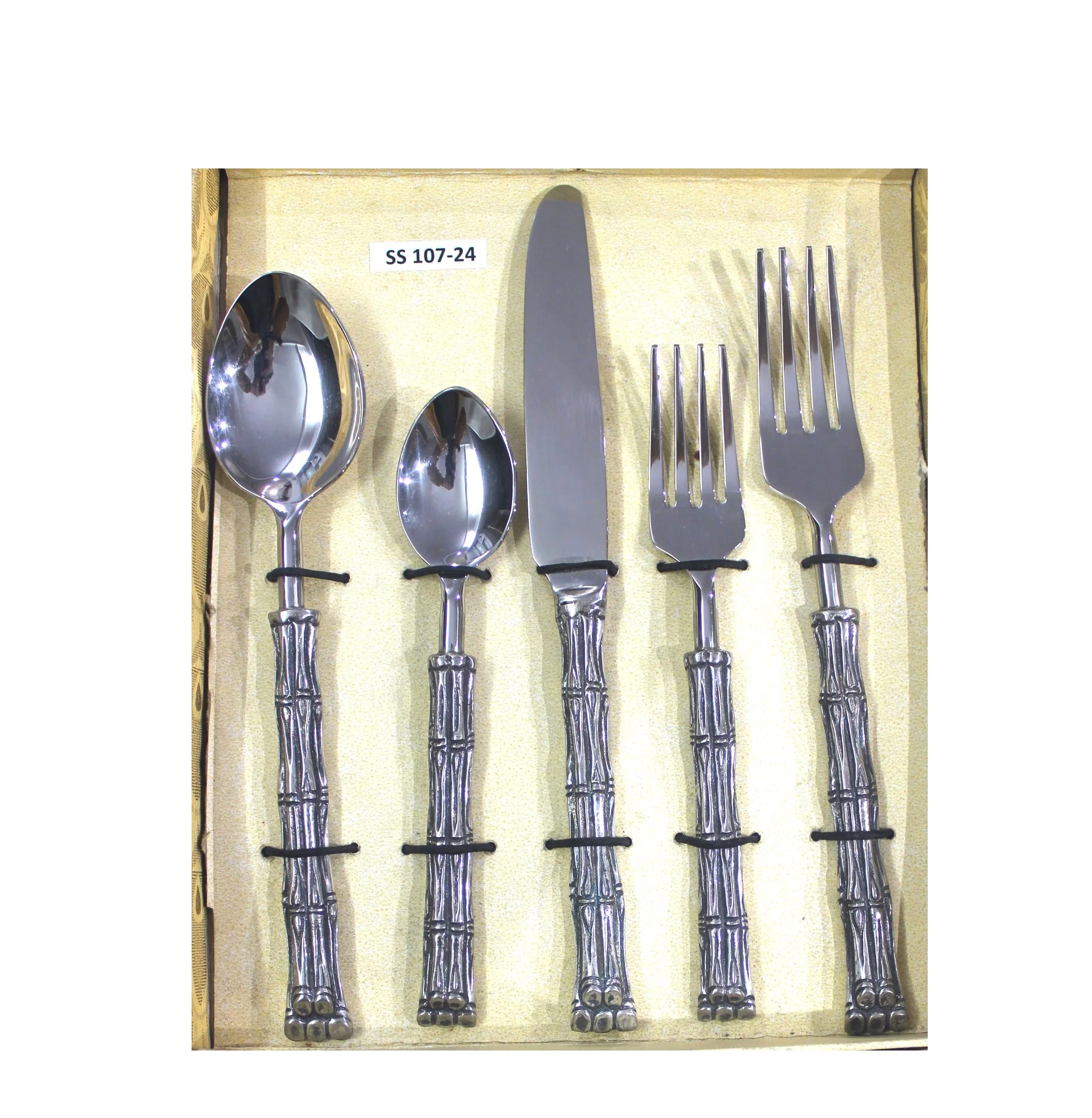Top Trending Stainless Steel Metal Cutlery Set With Shiny Polished ...
