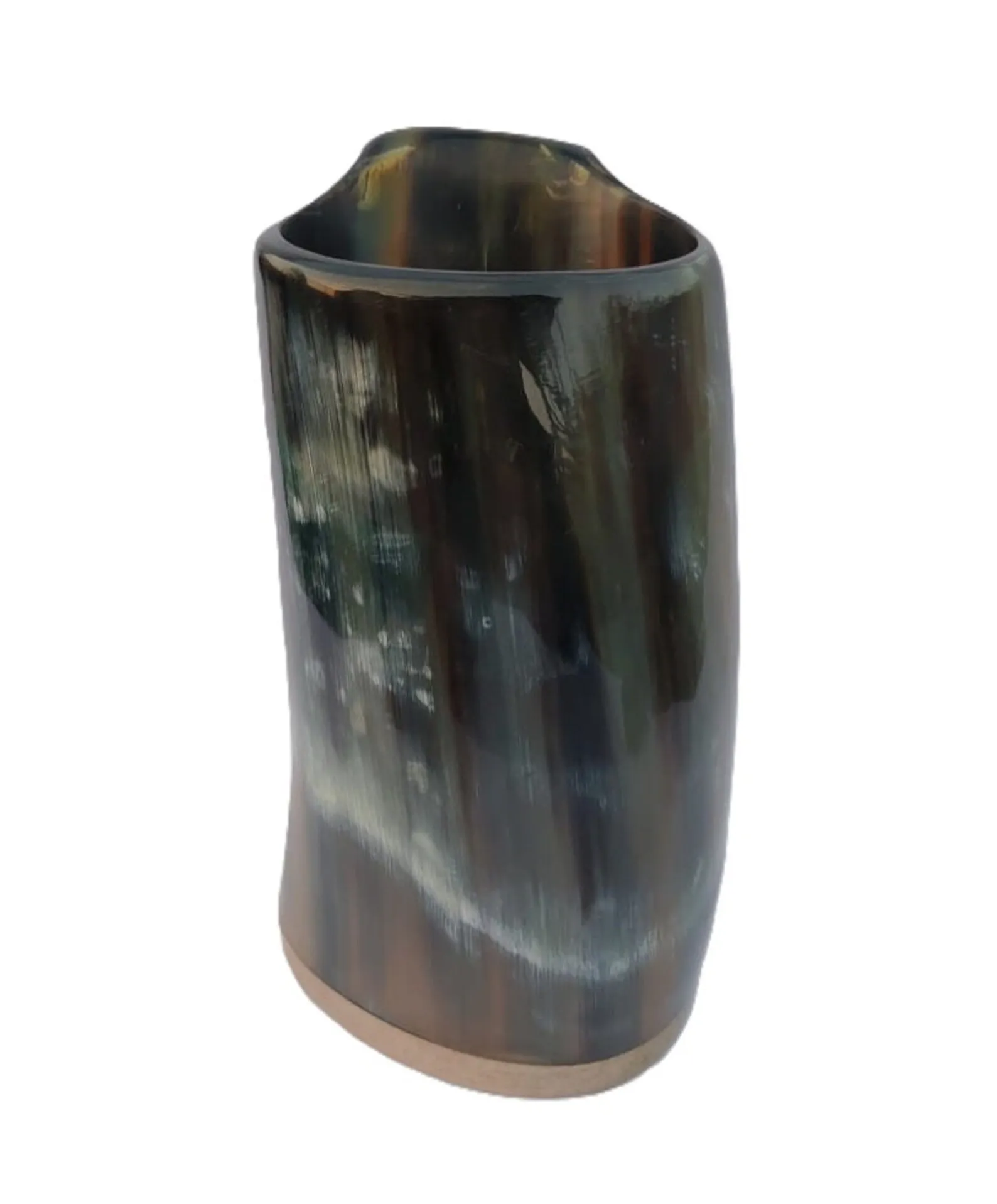 Natural Hand Carving Simple Viking Drinking Horn Beer Stein Drinking ...