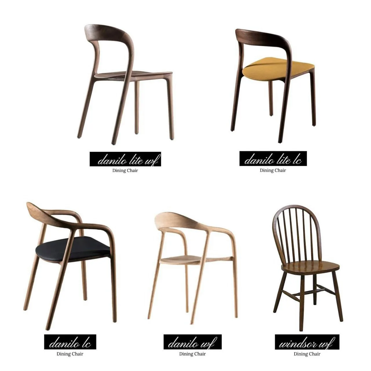 Luxurious Modern Design Vietnamese Wooden Restaurant Chairs
