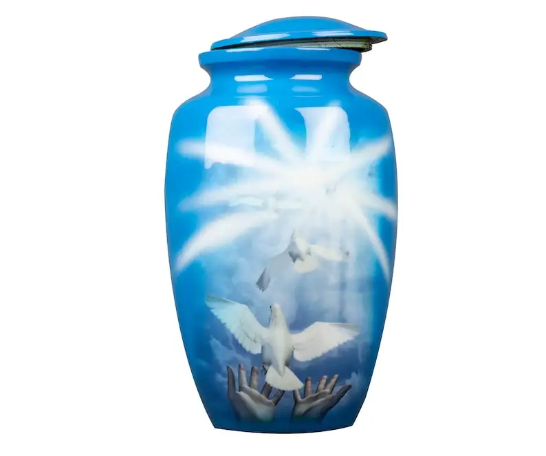 Handmade Cremation Urn For Human Ashes For Large Personalized Funeral ...