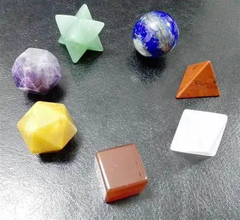 Wholesale 7 Chakra Crystal Platonic Solids Geometry Sets For Healing ...